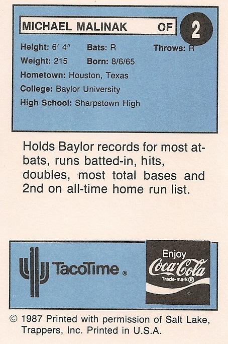 Malinak, Mike | 29inarow